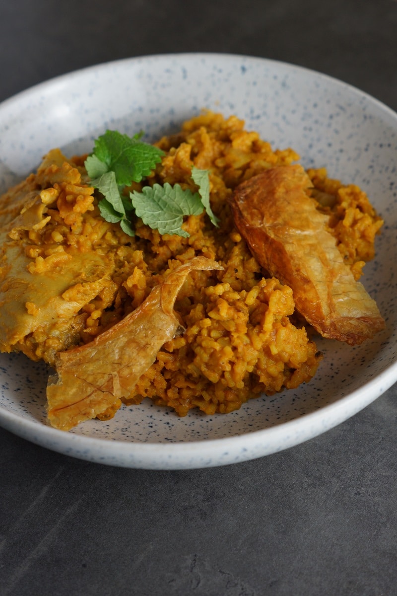 Indian-inspired curry with chicken, lentils, and rice - GastroFun.net