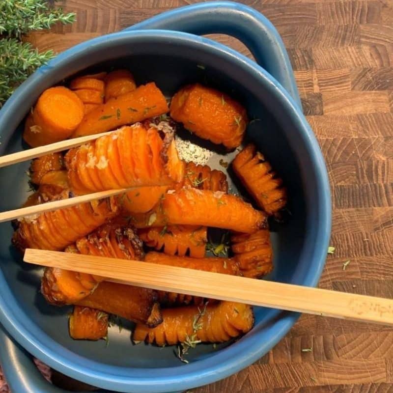 Hasselback carrots - GastroFun.net