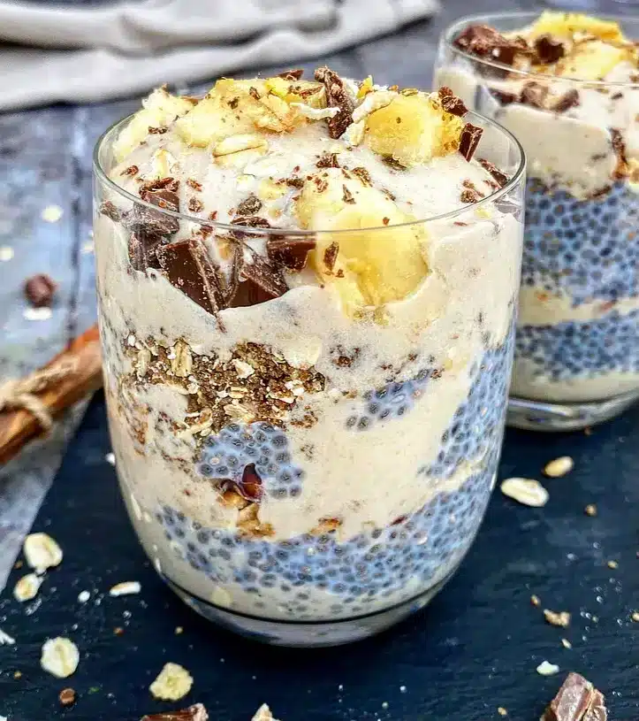 This Chia Pudding with Peanut Butter Nice Cream Is the Morning Treat ...