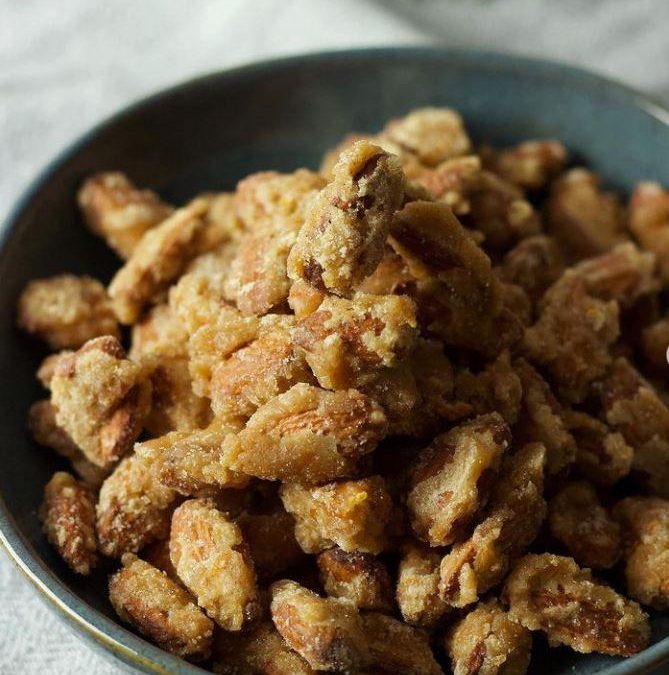 Burnt almonds with orange juice - GastroFun.net