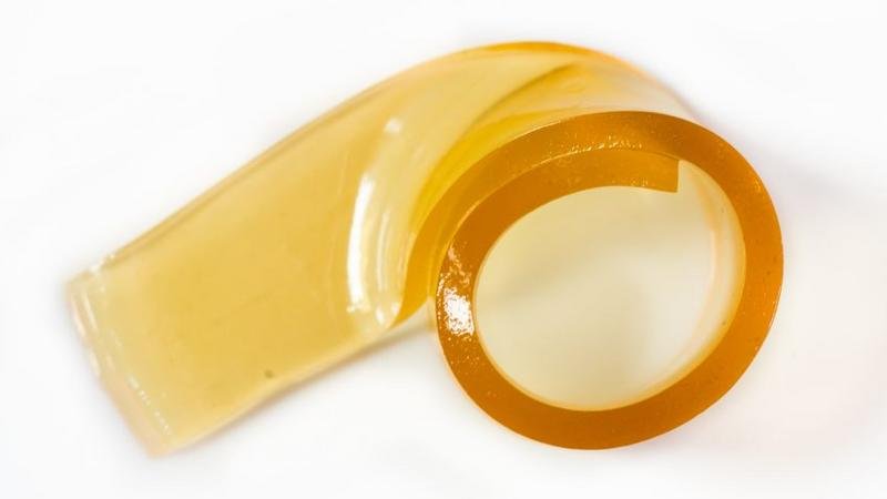 Elastic, flexible caramel gel - GastroFun.net