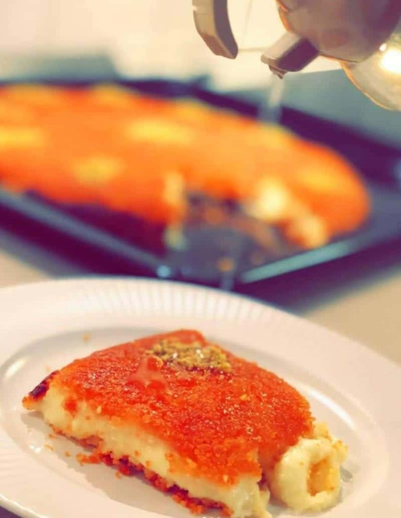Knefeh (Arabic Cheese Dessert) - GastroFun.net