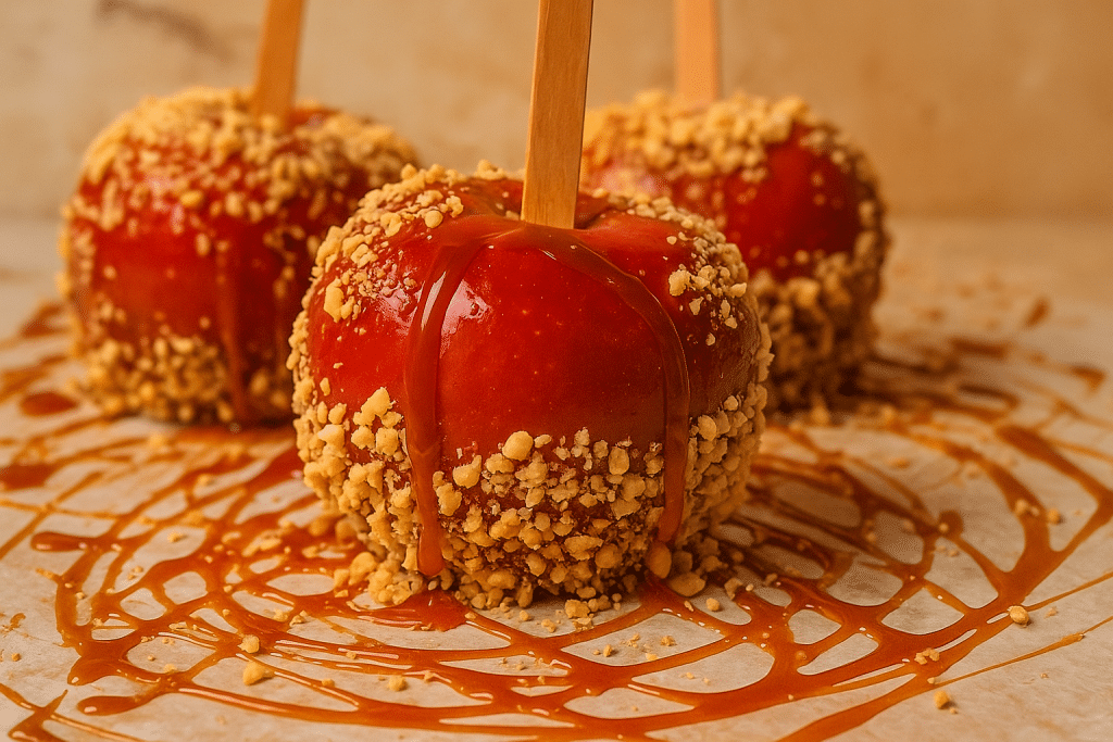 10 Delicious Homemade Candy Apples Ideas - GastroFun.net